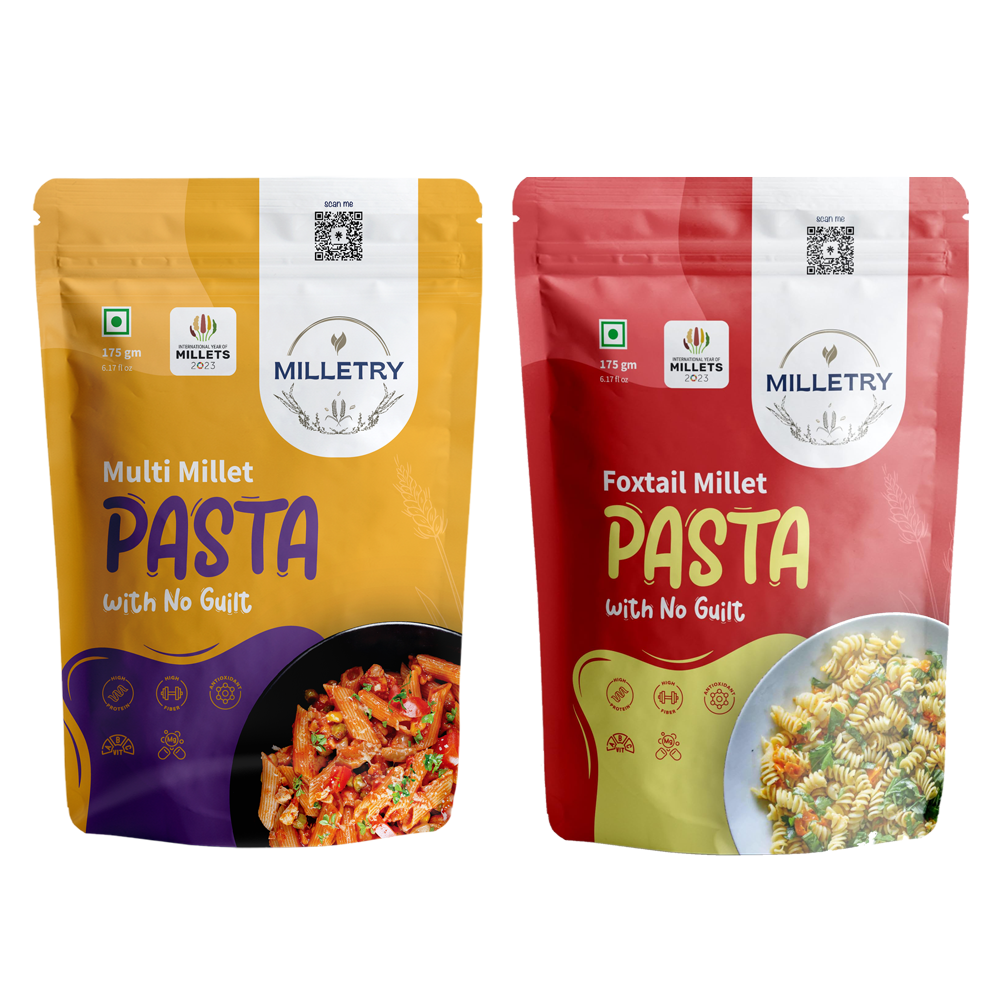 Milletry Millet Food – Premium Millet Cookies, Pasta, Noodles & Rava